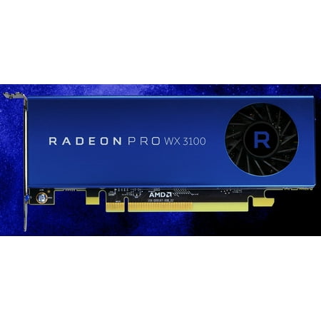 AMD Radeon Pro WX 3100 4GB GDDR5 10Bit PCI Express 2 x Mini-DisplayPort ...