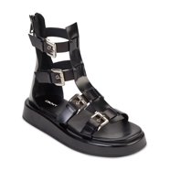 Earth Leather Perforated Wedge Sandals- Pisa Galli Amber Yellow 7.5 W ...