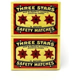 Swedish Match, Three Stars Safety Matches, Strike-On-Box Pocket Matches ...