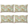 Cute Animals Pillow Covers Set of 4, Sheep Pig Horse Cow Duck Chicken ...