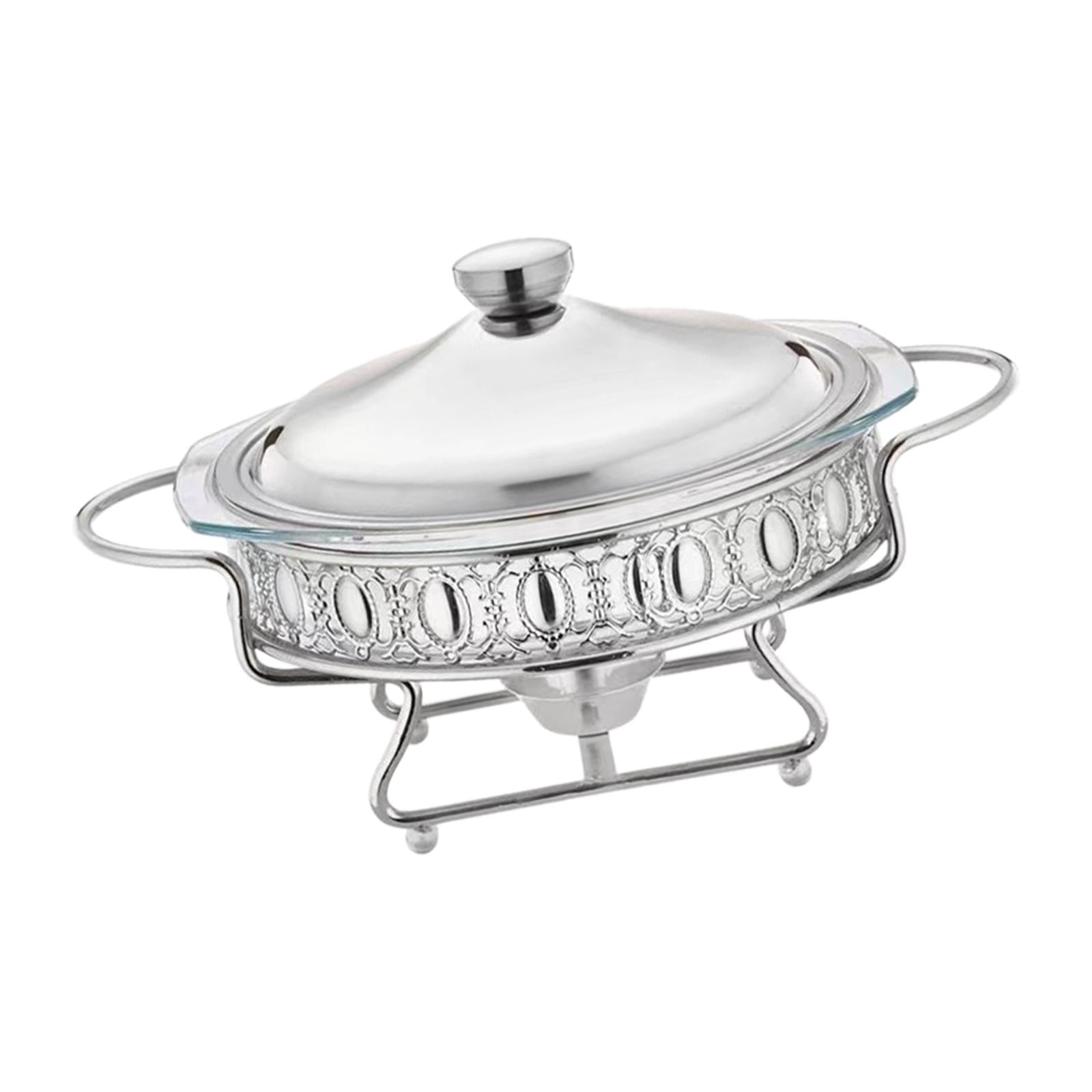 Calentador de comida para Buffet, plato para frotar, juego de Buffet ...