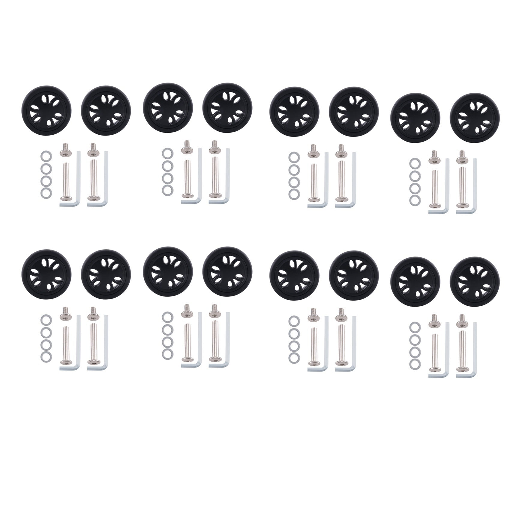 Click here for Unbranded 8 Set 50x12mm Luggage Wheels Replacement... prices