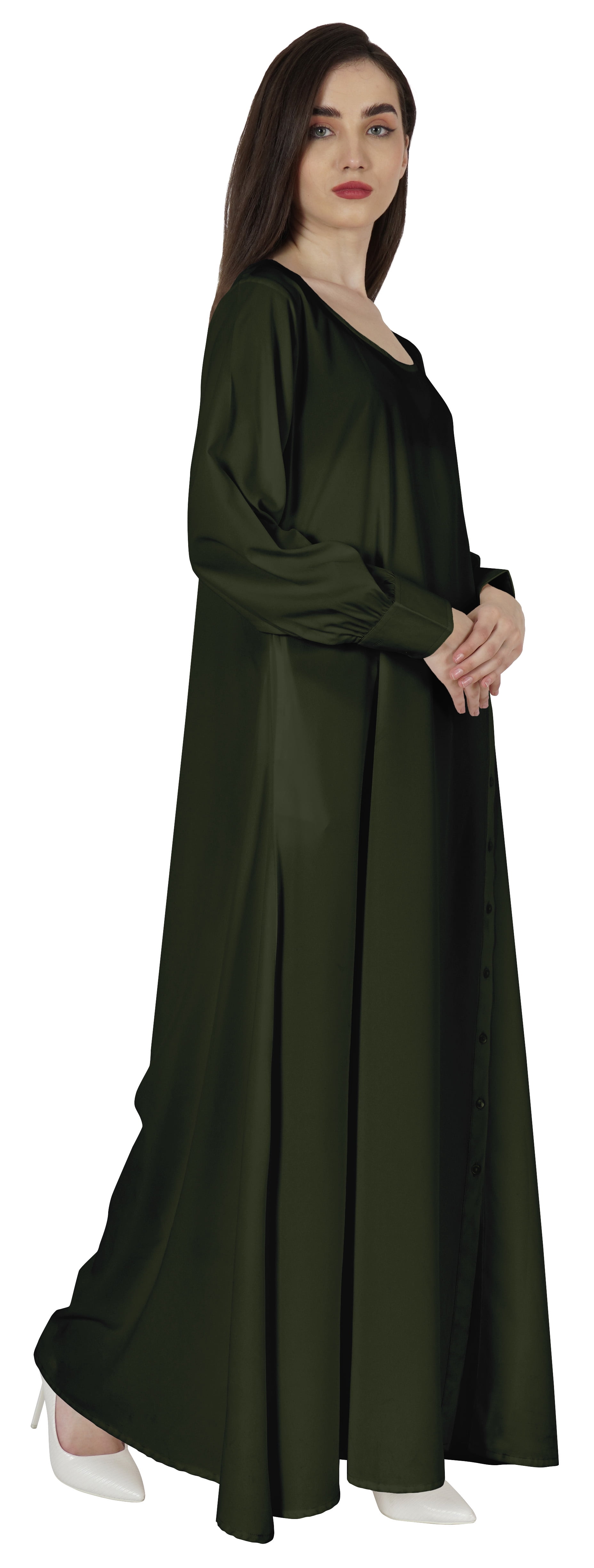 Buy Bimba Women Islamic Prayer Dress With Hijab Cuff Sleeves ...