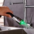 Kitchen Sink Faucet for Bar Farmhouse Commercial, LED Light Kitchen ...