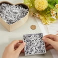 2 Sets Paper Shred Filler for Gift Wrapping Basket Filling Silver 3x0 ...