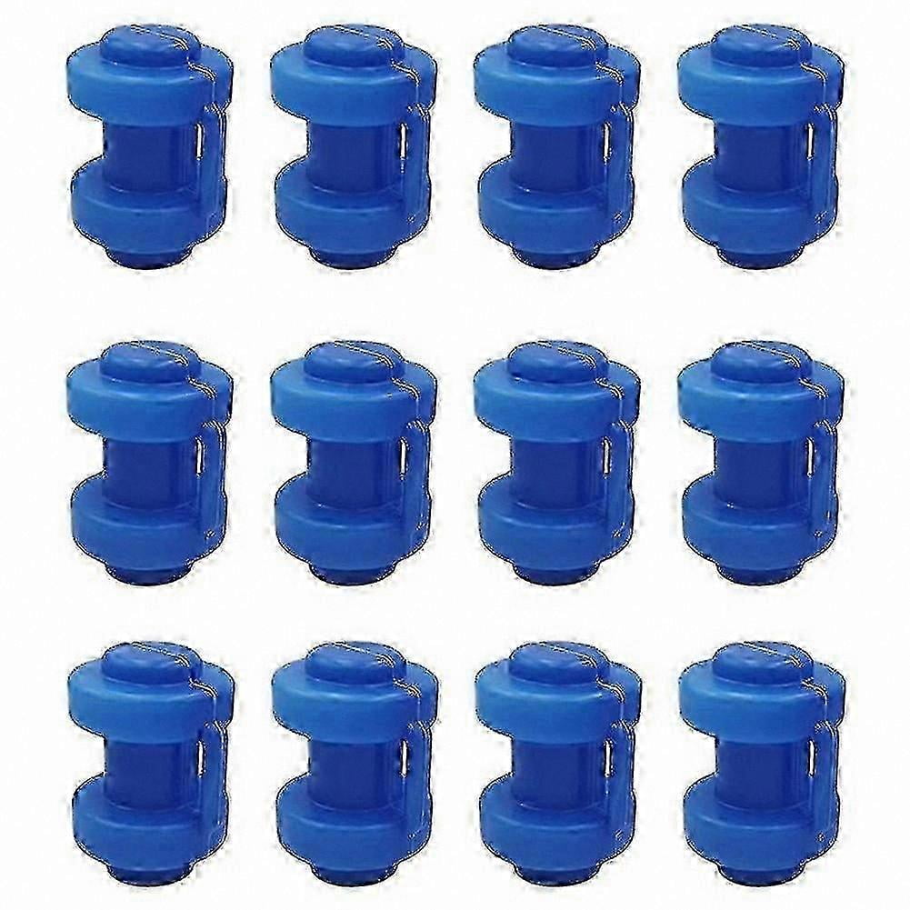 12 Pack Trampoline End Caps, 25mm Size for Safety Net Attachment to Net ...