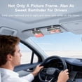 2 count Picture Holder for Sun Visor, Visor Photo Clip Display Frame ...