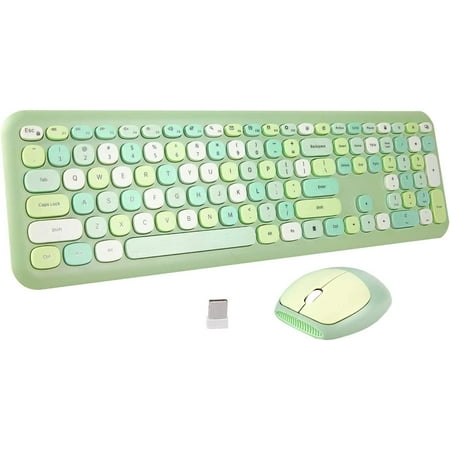 Wireless Keyboard XYCCA Combo, Deodeo Compact Full Size Wireless ...