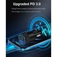 30W PD USB C Car Charger, USB Type C Fast Power Charging Block Dual ...
