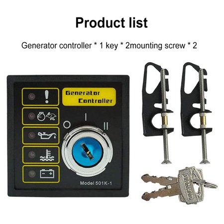 Generator Controller with Keys Engine Manual Start Stop Generator ...