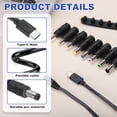 2Pcs USB C to DC PD Adapter, 0.4m/1.3ft 20V PD Trigger Cable Type-C to ...