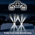 4 Inches Work Light Front & Rear Tow Hook Mounting Kit, 2 Pcs 4-Inch ...