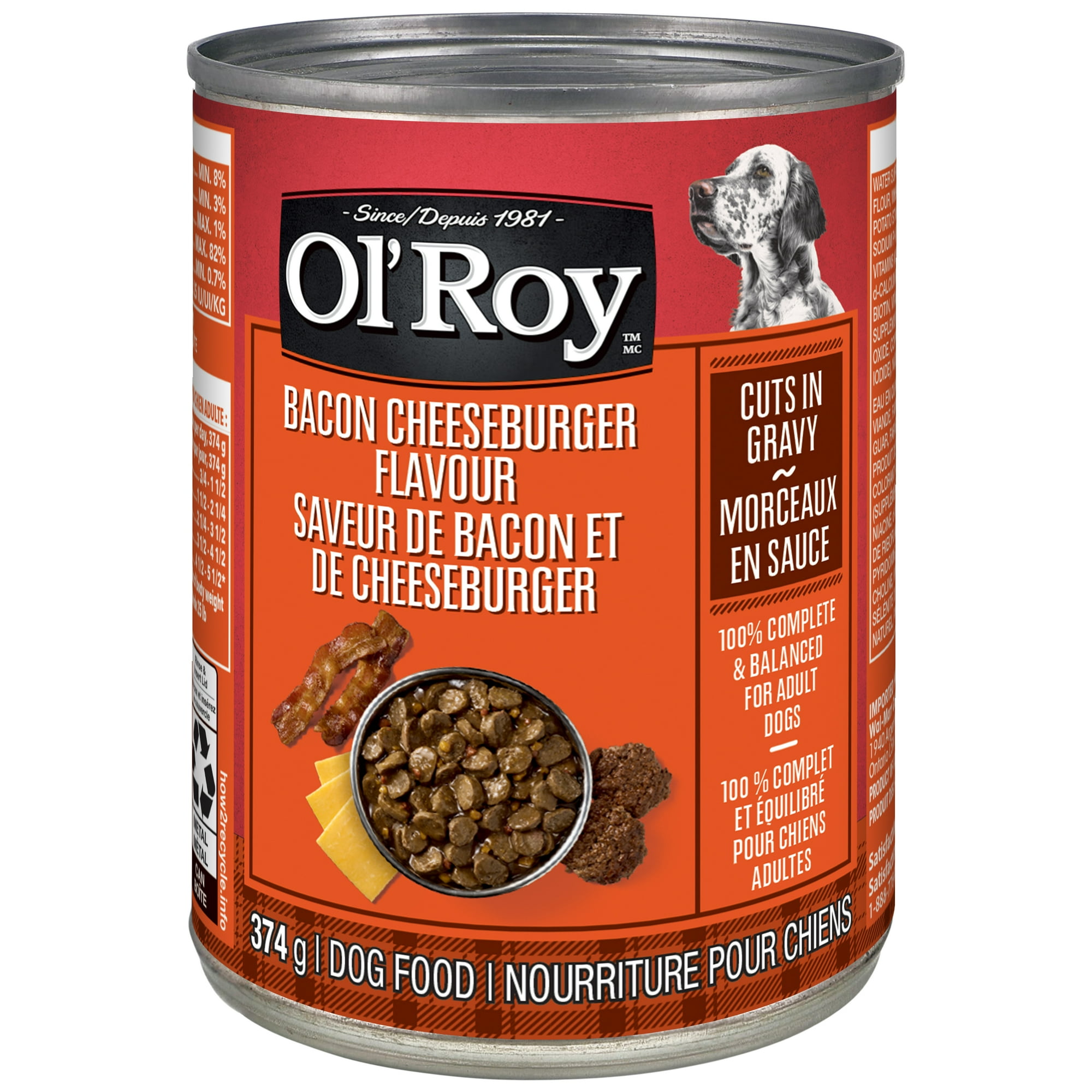 Click here for Olroy Ol Roy Bacon And Cheeseburger Flavour Wet Do... prices