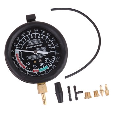 Mityvac MVA6176 Compound Vacuum/Pressure Gauge, PSI/in-Hg - Walmart.com