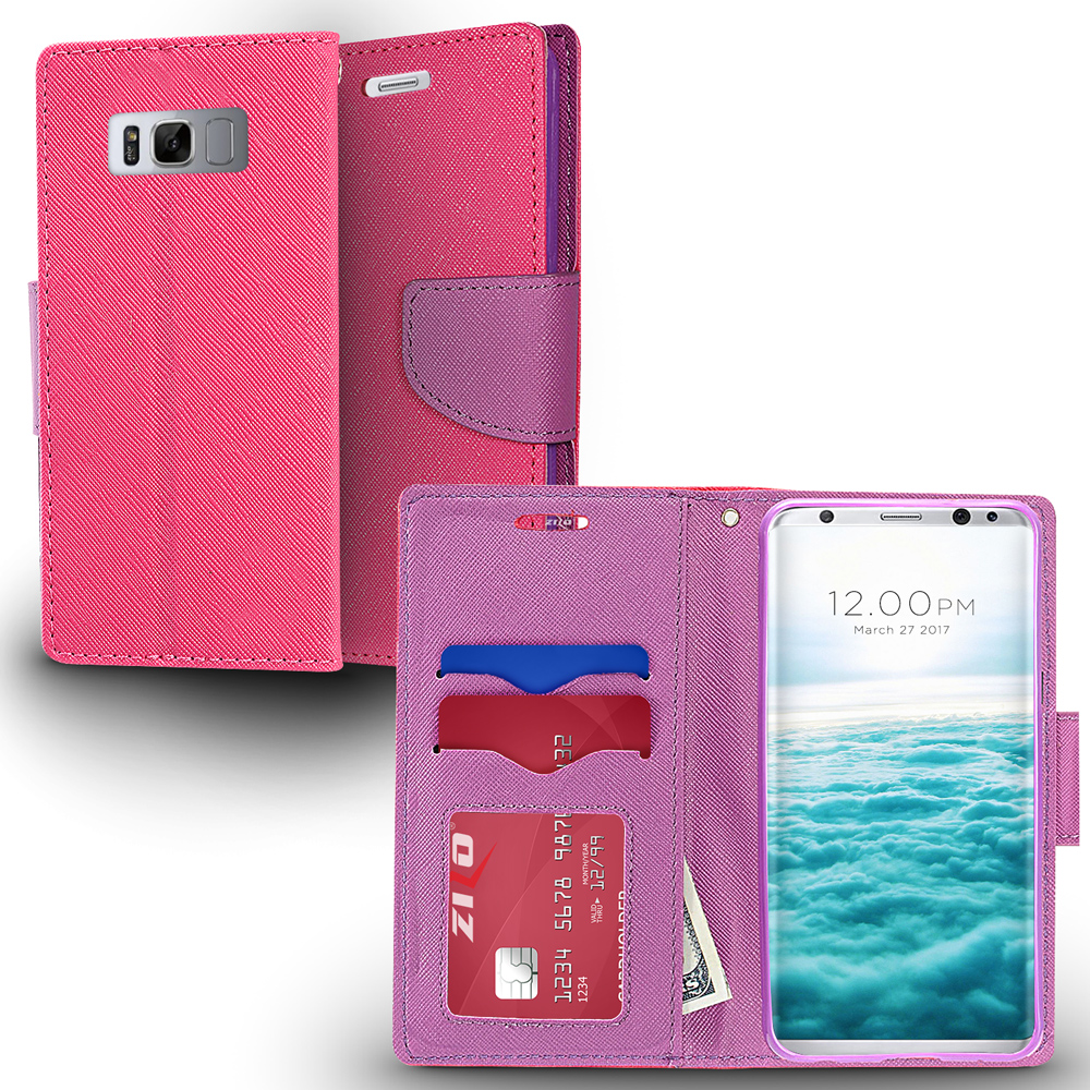 Samsung Galaxy S8 / S8 Plus Case, Zizo Wallet Case - Flap Pouch w/ Card ...