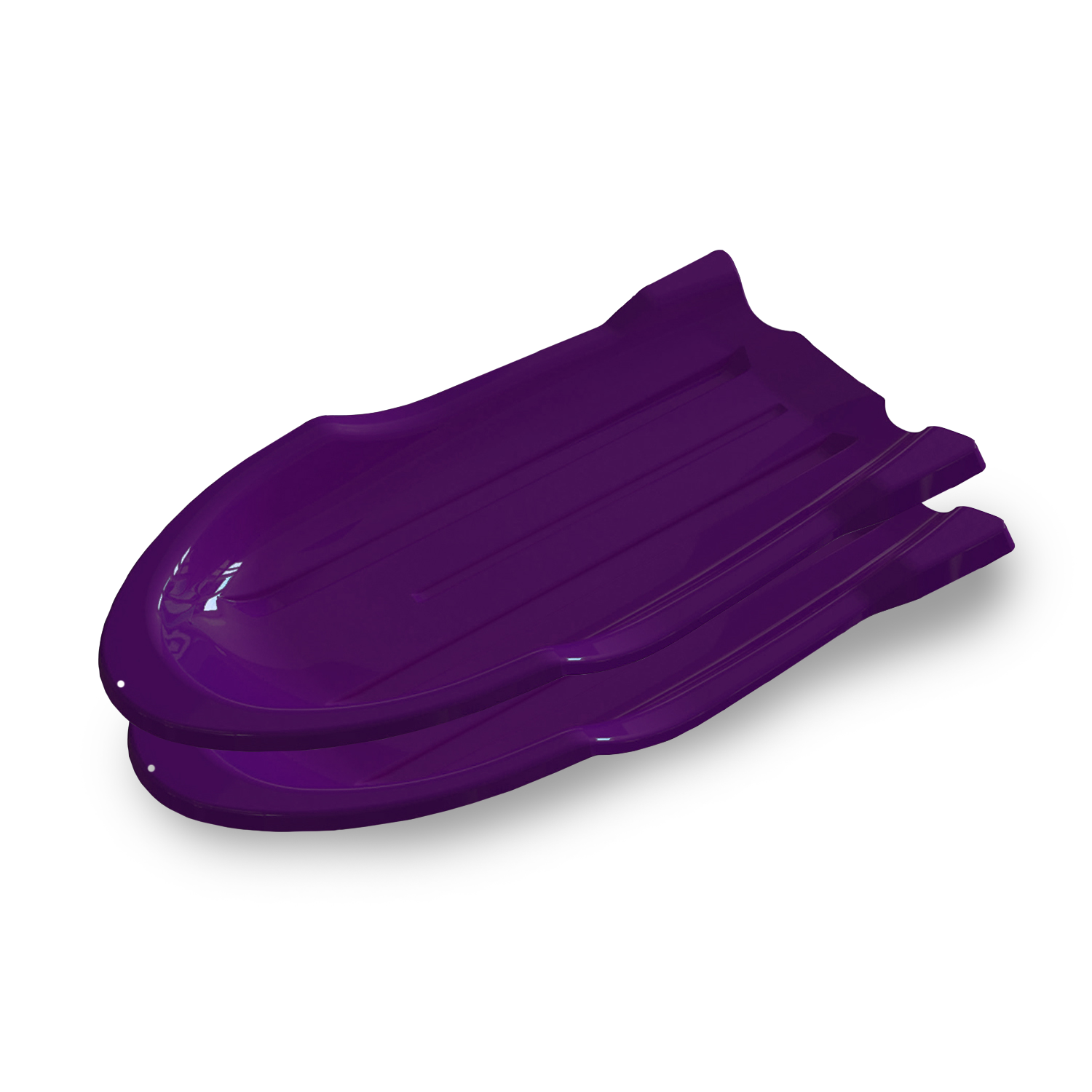 Outdoor Heights Rocket Shaped Snow Sled, Large Plastic Torpedo Sled for ...