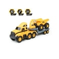 Funrise - Cat® Heavy Movers Flatbed Truck with Dump Truck - Walmart.com