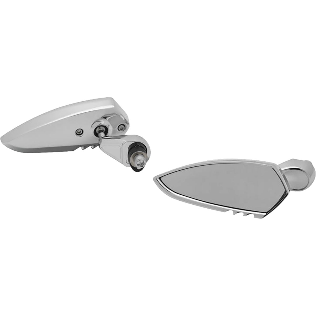 Kuryakyn Fairing Mounted Scythe Mirrors Compatible for Harley-Davidson ...