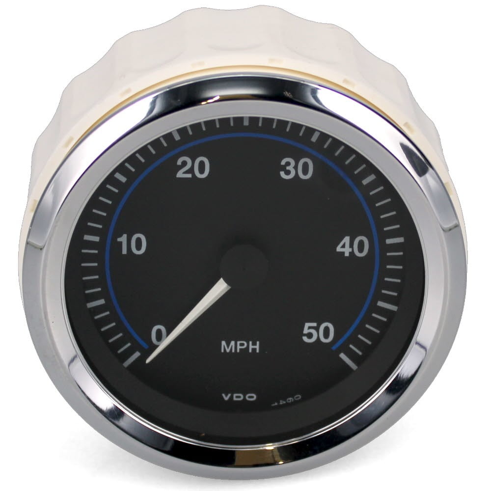 VDO Boat Speedometer Gauge 1 292 100 029 | 3 1/4 Inch 50 MPH Black ...