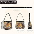 Christmas Birds Trees Snow Women's Tote Bag Convertible Handbags Hobo ...