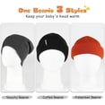 Beanie Hat 3 Packs Girls Boys, Hats Winter Warm Knitted Thermal with ...