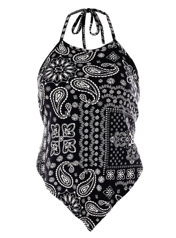 Bandana Print Tops Women