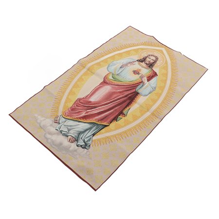 Christian Icons, Gold Silk Brocade 100X60CM Catholic Icons For Prayer ...