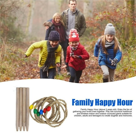 Premium Interactive Wood Ring Toss Game Handmade Funny Beach Ring with ...