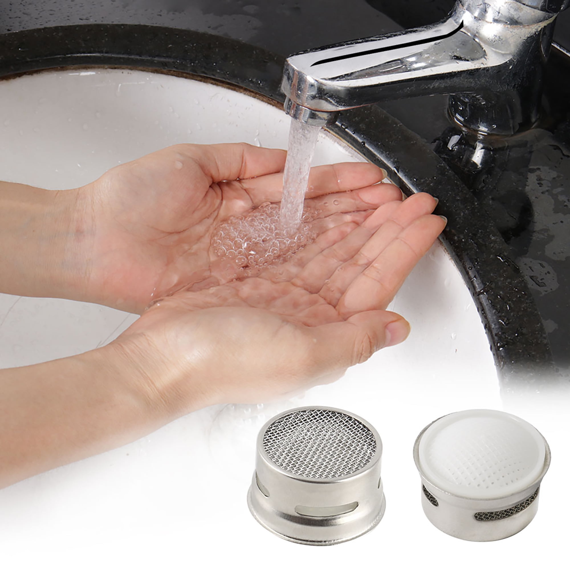 21mm Stainless Steel Faucet Aerators Insert Water Filter Adapter Faucet ...