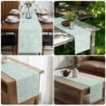 Abstract Rustic Flower Leaves Texture Table Runner 13x36in Non-Slip ...