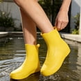 11" Unisex Silicone Rain Shoe Covers, Thickened Waterproof Overshoes ...