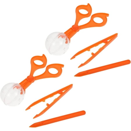 2 Set Kids Insect Scissors Handy Scoopers Plastic Jumbo Tweezers Bug ...