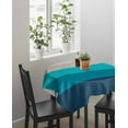 Blue Aqua Ombre Tablecloth Square Table Cloth 54x54, Waterproof ...