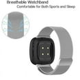 FIEWESEY Compatible with Fitbit Versa 3/Versa Sense Bands,Magnetic ...