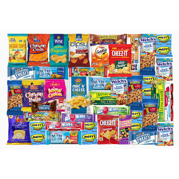 Snack Variety Pack, Nut Sampler And Care Package For Offices, College ...