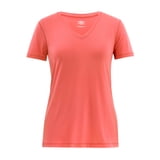 Athletic Works Women's Core Active Short Sleeve V-Neck T-Shirt, 3-Pack ...