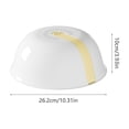 Microwave Splatter Guard Cover with Vents Heat-Resistant Food Cover ...