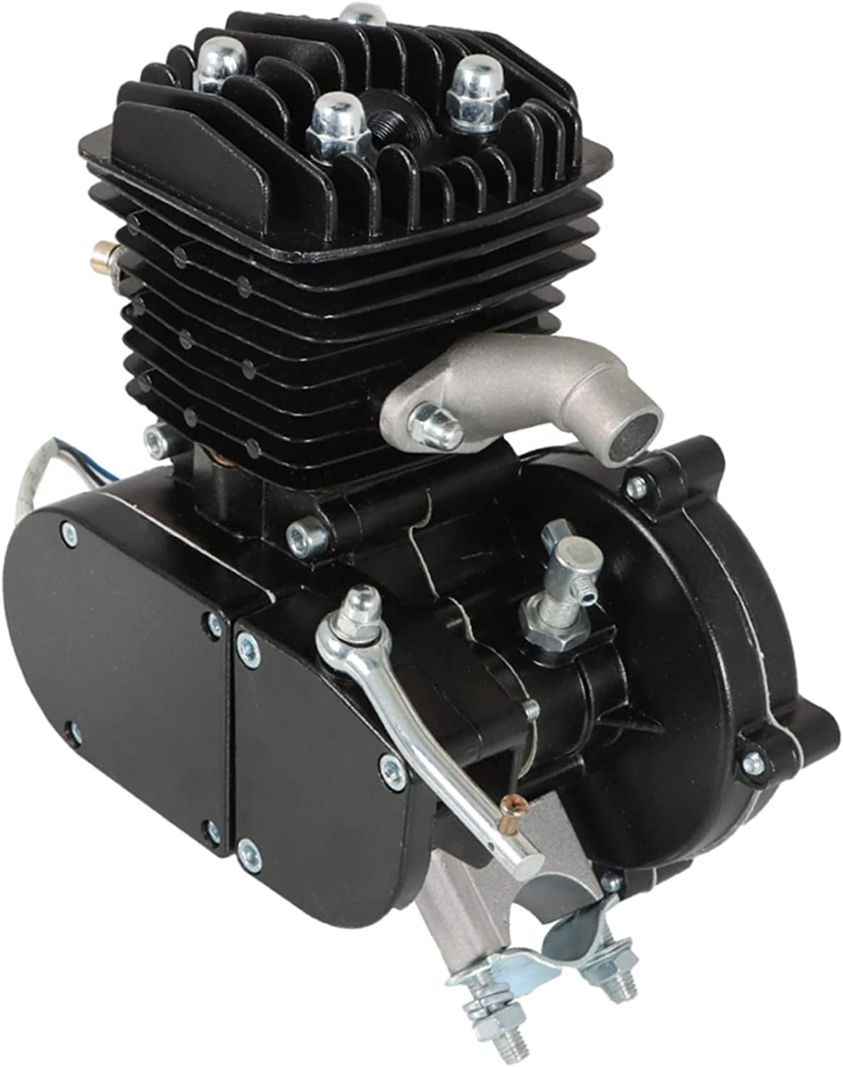 EPOTOOR Black/Silver 80cc 2 Stroke Engine Motor Replacement for 26 in ...