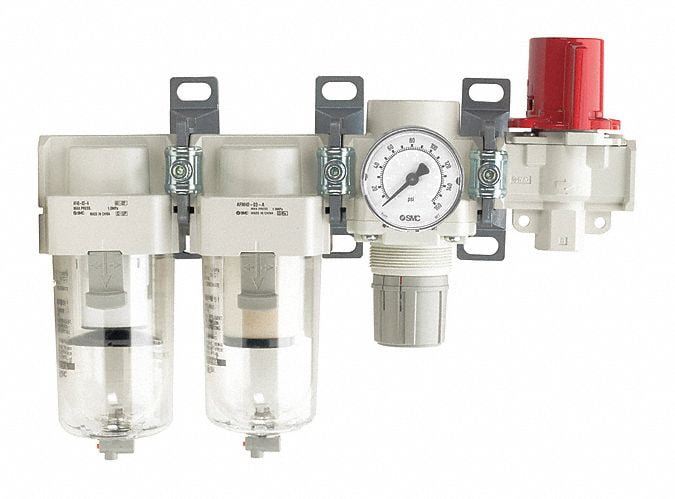 Smc Air Filter,Mist Separator and Regulator AC40C-03G-V-B - Walmart.com
