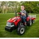 Peg Perego Case IH Magnum Tractor and Trailer 12-Volt Battery-Powered ...