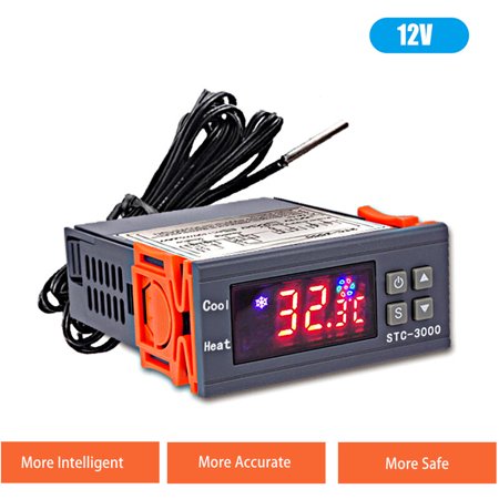 Switch Digital Temperature Controller Celsius Fahrenheit Display ...