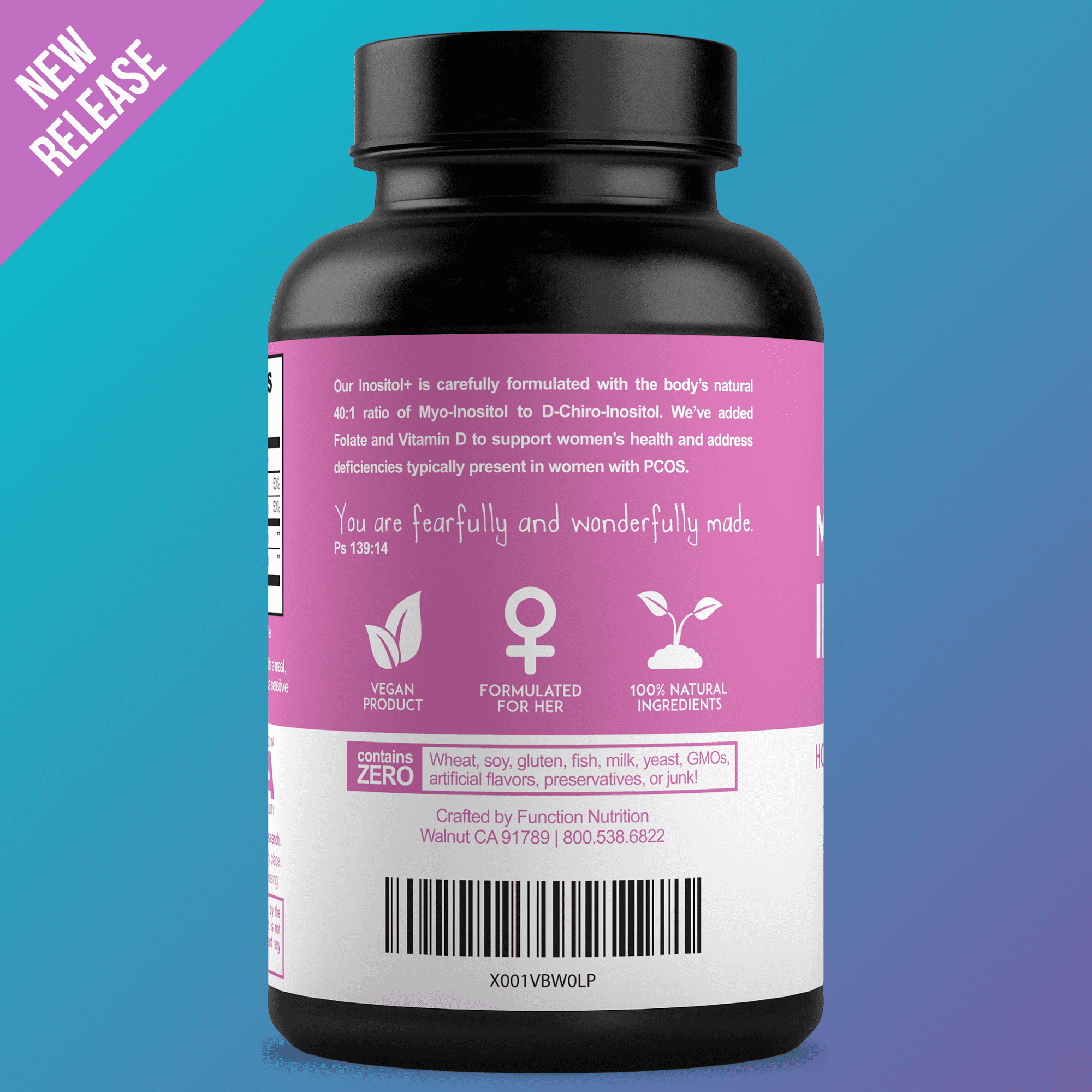 Inositol Supplement for Hormone Balance and Ovarian Support - 30 Day ...