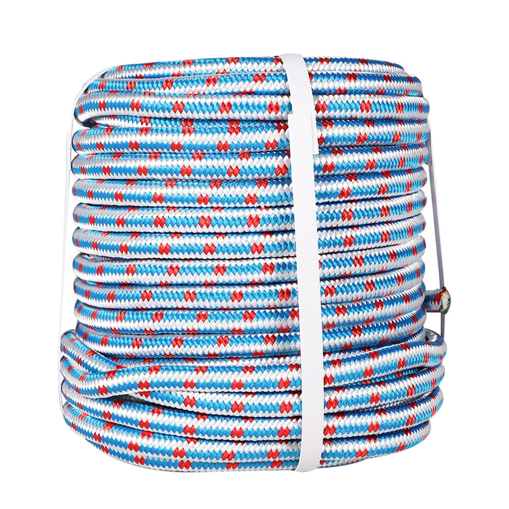 SEBLAFF 1/2 Inch 100/150 Ft Braid Polyester Arborist Bull Rope 24 ...