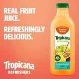 (3 pack) Tropicana Refreshers Tropical Punch Juice Drink, with Real ...