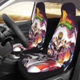 2 Pcs Power Team Ran-,Ger2 Car Seat Covers Cartoon Car Interior Seat ...
