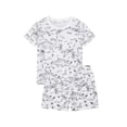 CONROSES Toddler Girls Outfits Hand Painted Graphic Short Sleeve ...