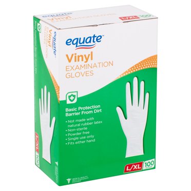 Safe Handler Multi purpose Disposable vinyl Gloves, One Size Fit Most ...