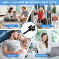Portables Door Lock For Enhances Security Without Drilling Required ...
