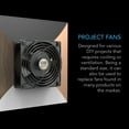 AC Infinity AXIAL 1225 Low Speed Fan Kit with Enclosed Motor, Thermal ...