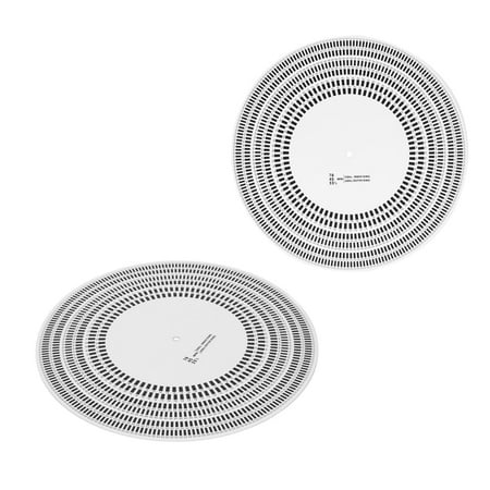 Turntable Stroboscope Mat, Phono Calibration Strobe Disc Professional ...